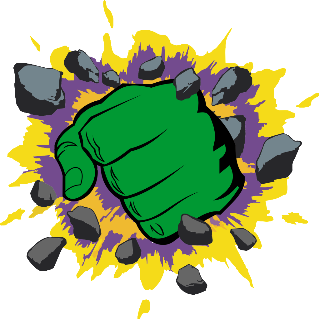 Hulk Logo - Logo Hulk - (1021x1023) Png Clipart Download