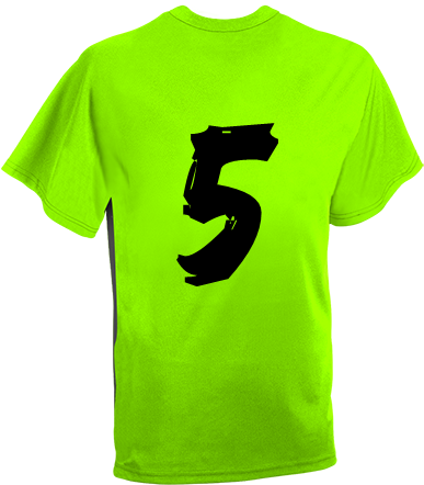 Rotate - Lime Green Baseball Jersey - (450x450) Png Clipart Download