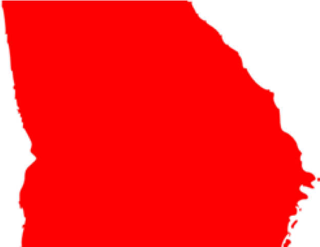 Georgia Clipart Clip Art - Map Of Georgia - (640x480) Png Clipart Download