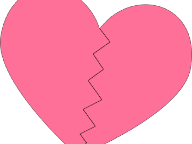 Broken Heart Cliparts - Heart - (640x480) Png Clipart Download