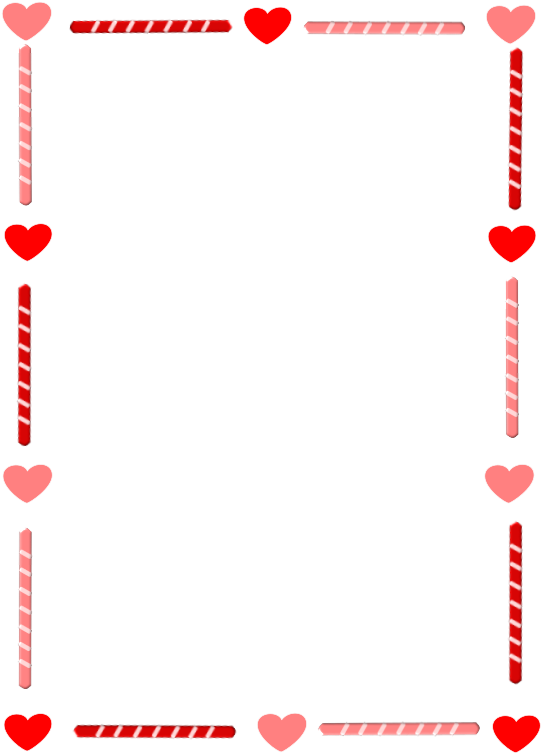 Microsoft Word Hearts - Heart Border Clip Art - (566x800) Png Clipart ...