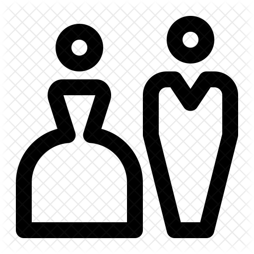 Couple Icon - Wedding - (512x512) Png Clipart Download