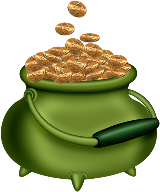 Saint Patrickpatrick - St Patricks Day Clip Art Pot Of Gold - (600x699 ...