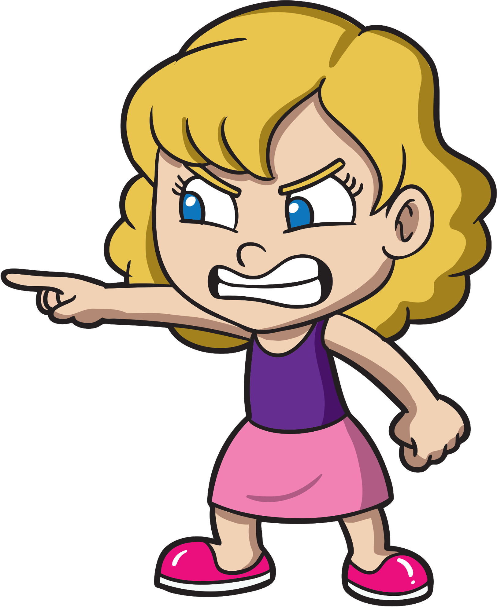 Angry Kids Collection 007 Transparent Png - Angry Clipart - Full Size ...