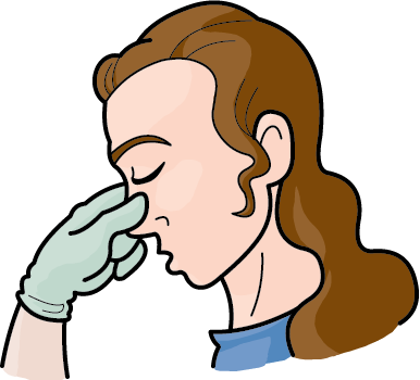 Nose Bleed - Nose Injury First Aid - (386x350) Png Clipart Download
