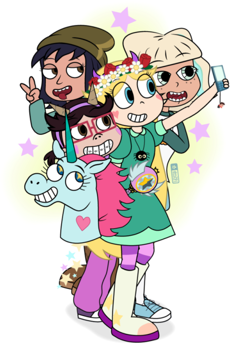 Svtfoe All Girl Characters - (500x730) Png Clipart Download