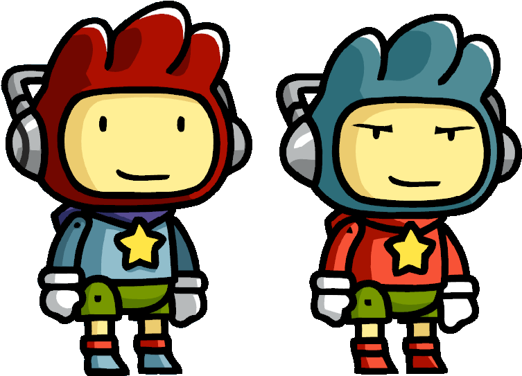 Maxwell And Clone - Scribblenauts Maxwell - (774x558) Png Clipart Download