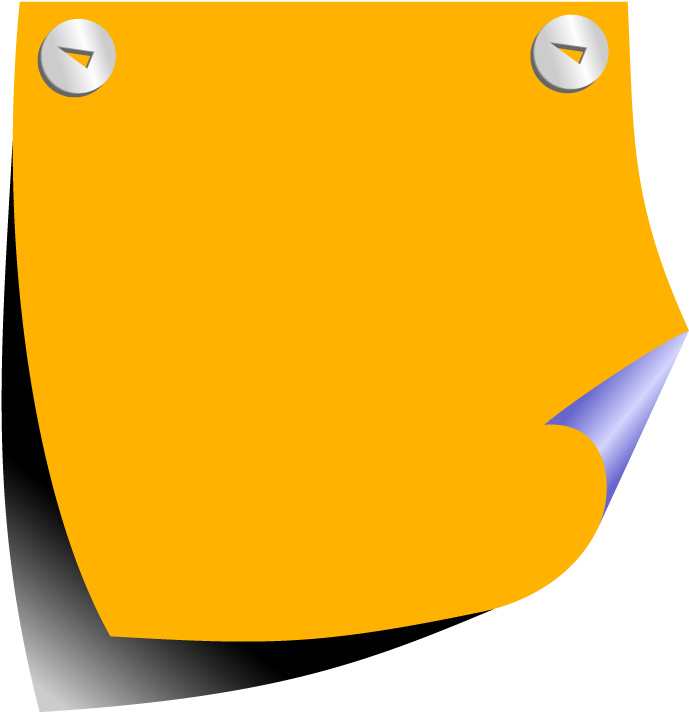 Post-it Png - Post It Orange Png - (800x800) Png Clipart Download