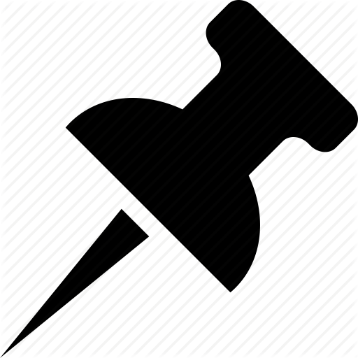 Push Pin Icon - Push Pin Icon Transparent - (512x512) Png Clipart Download