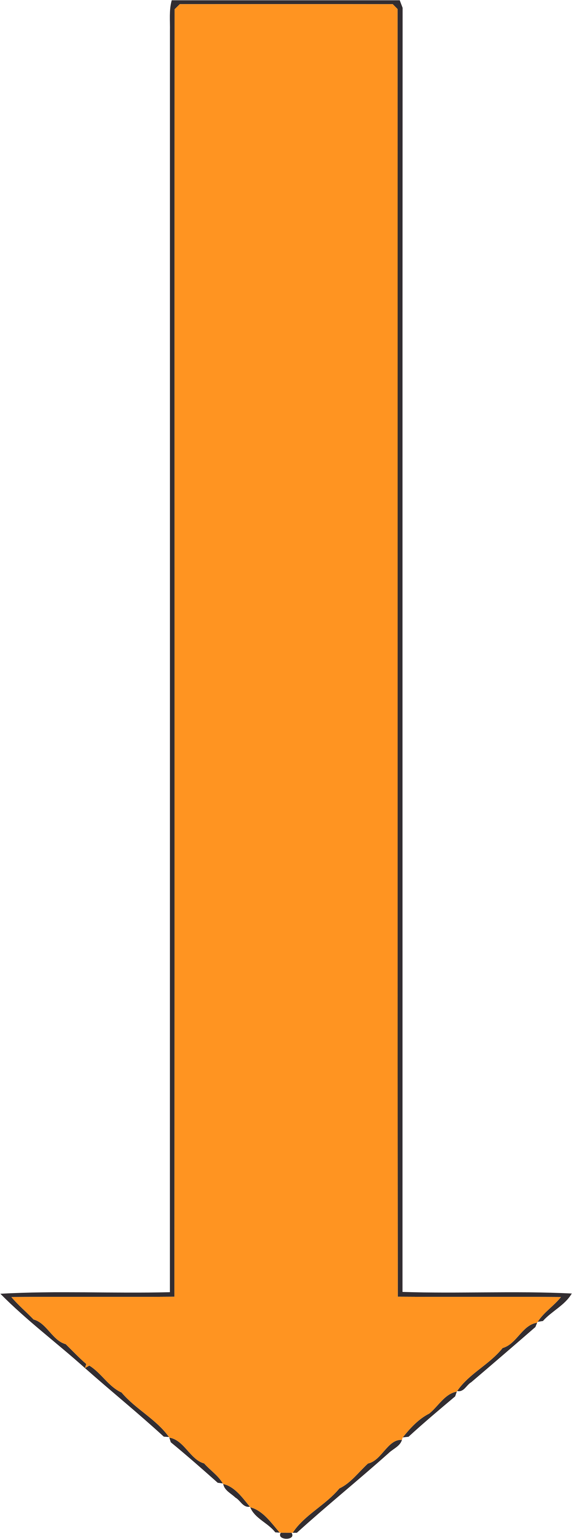 Orange Arrow Png Wwwpixsharkcom - Orange Arrow Line - (2000x5330) Png ...