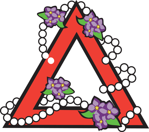Violet Clipart Delta Sigma Theta - Delta Sigma Theta Logo - (600x534 ...