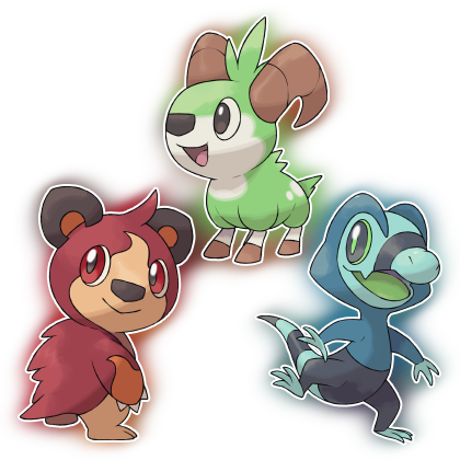 Beginning The Leak - Pokemon Gen 7 Fake Starters - (420x420) Png ...