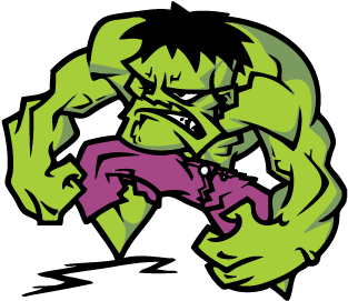 The Hulk Vector - Hulk Logo - (518x518) Png Clipart Download