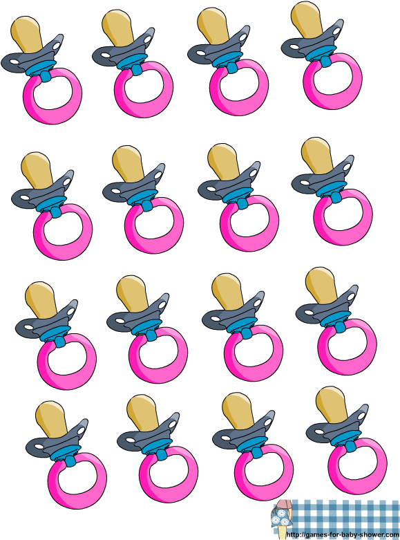 Free Printable Place The Pacifier - Pin The Pacifier On The Baby ...