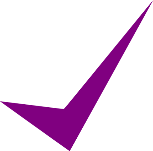 Purple Check Mark Png - (512x512) Png Clipart Download