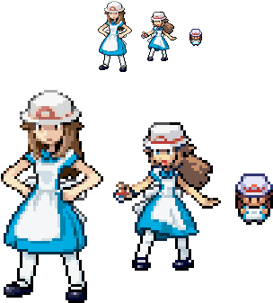 Tpp Fire Red - Pokemon Fire Red Girl - (353x382) Png Clipart Download