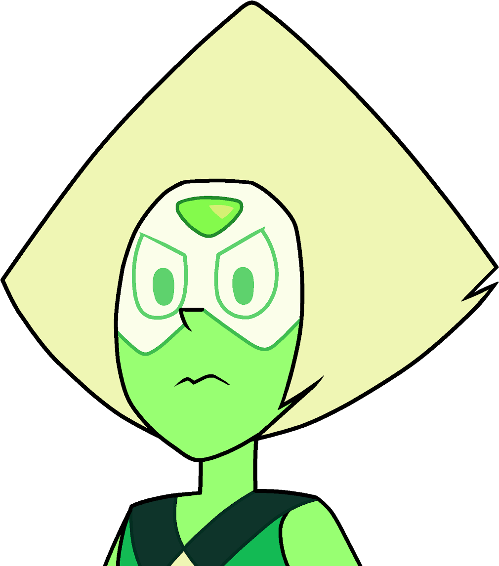 Steven Universe Peridot Shrinking - (1182x1191) Png Clipart Download
