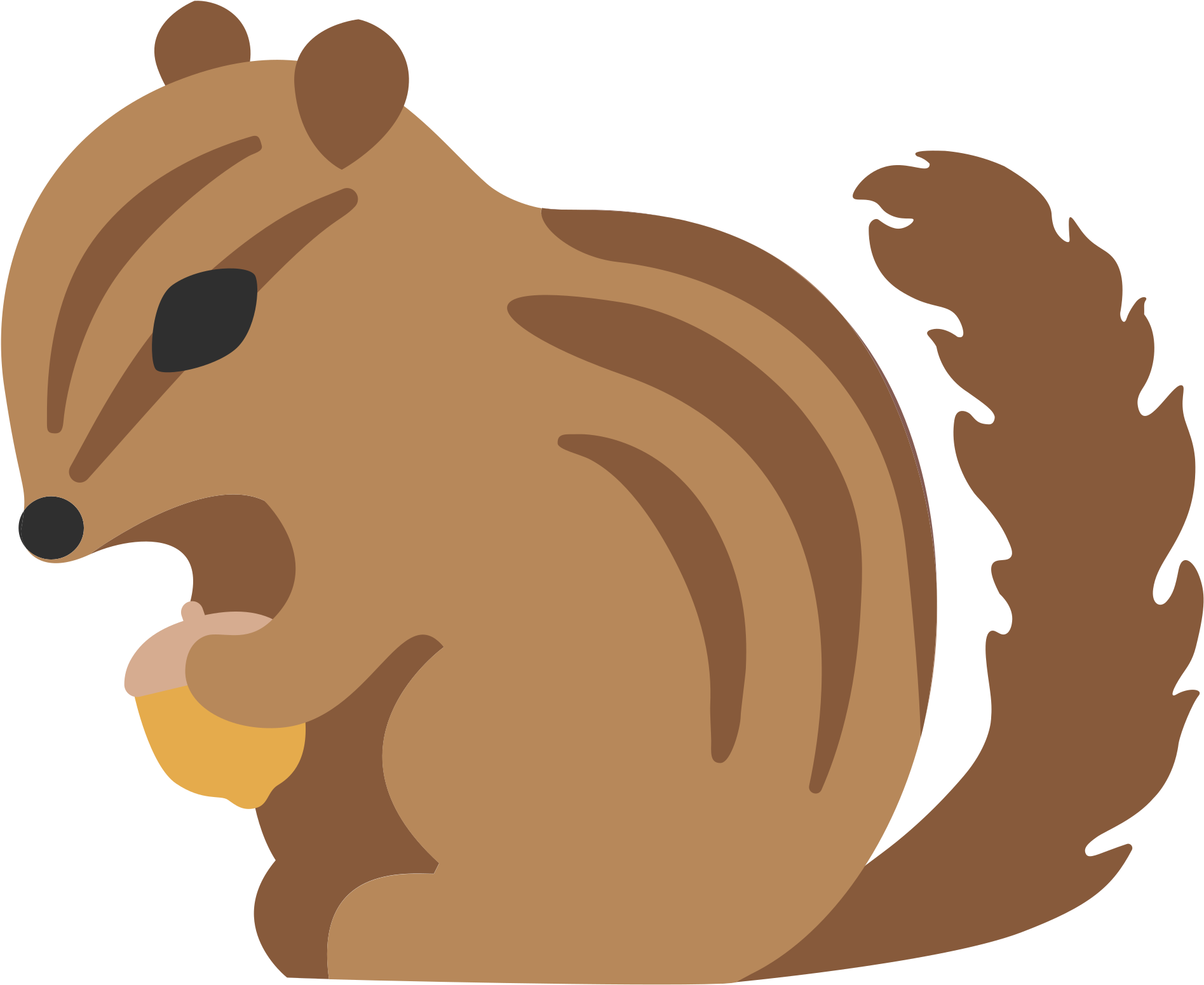 Open - Groundhog Emoji - (2000x2000) Png Clipart Download