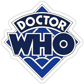 "4th Doctor Logo" Stickers By K9design - Doctor Who 1993 Logo ...