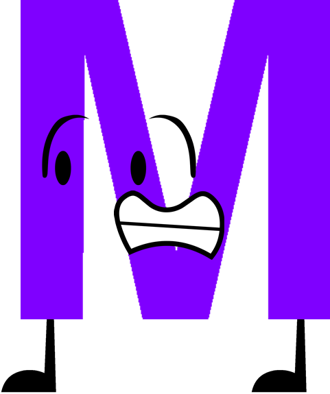 Tags1 - Bfdi M Alphabet - Full Size PNG Clipart Images Download