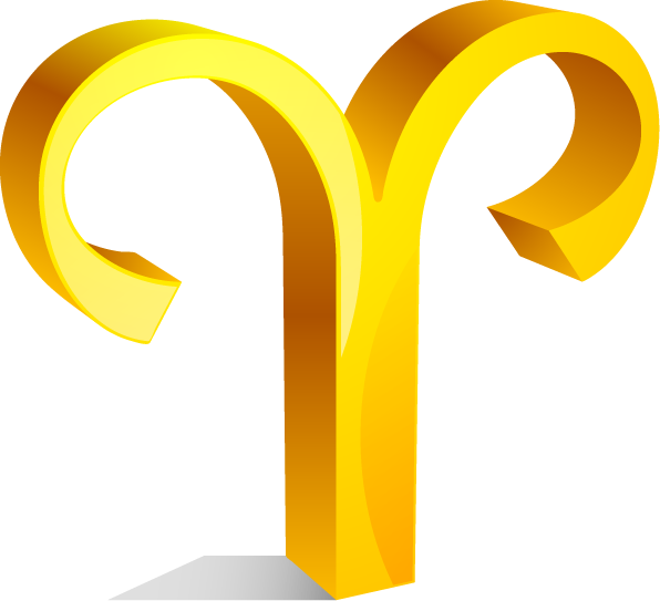Aries Png - Yellow - (596x543) Png Clipart Download