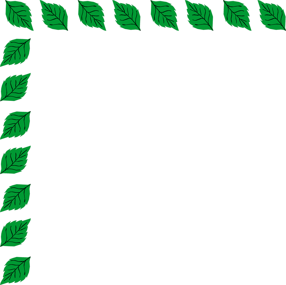 Best Green Border Clipart Borders Clip Art Clipart - Green Leaf Border ...