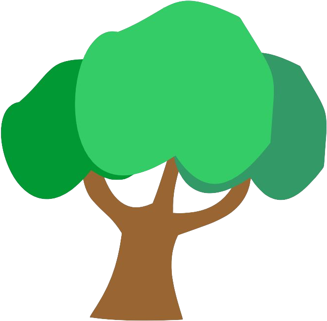 Animated Trees - (727x686) Png Clipart Download