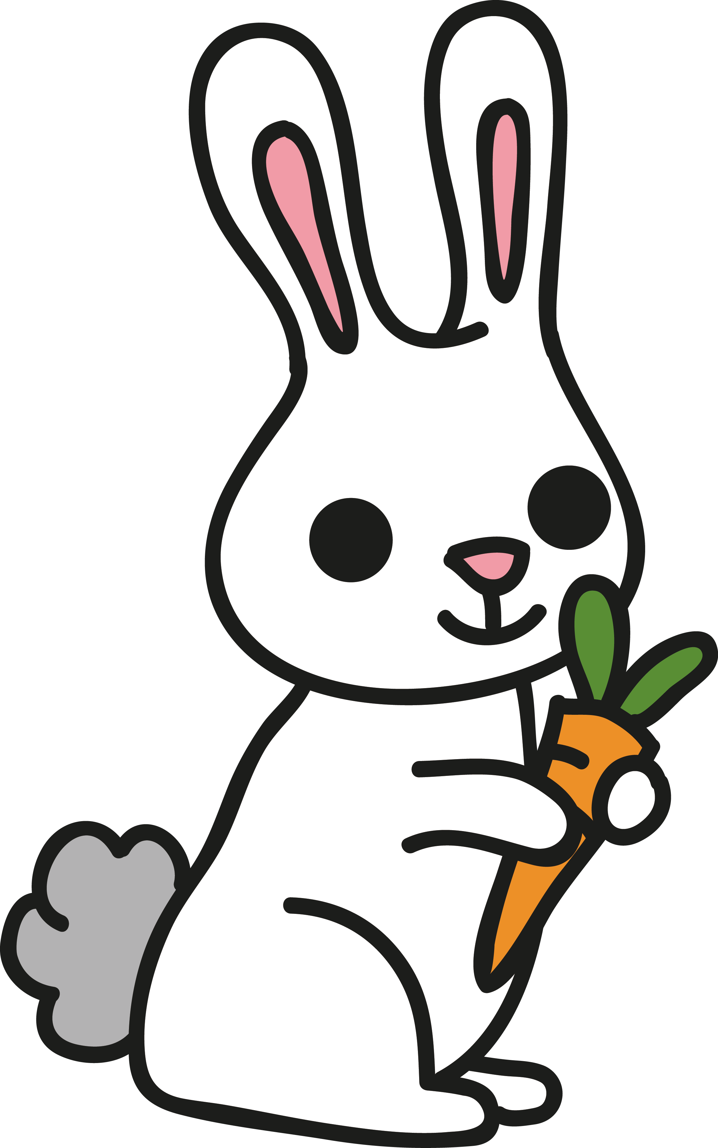 Domestic Rabbit Carrot European Rabbit Clip Art - Domestic Rabbit ...