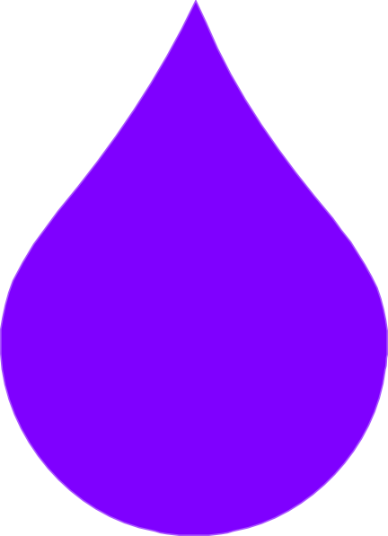 Purple Rain Drop Clip Art - Purple Raindrop Clipart - (432x597) Png ...