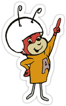 Atom Ant Clip Art - Atom Ant - (375x360) Png Clipart Download