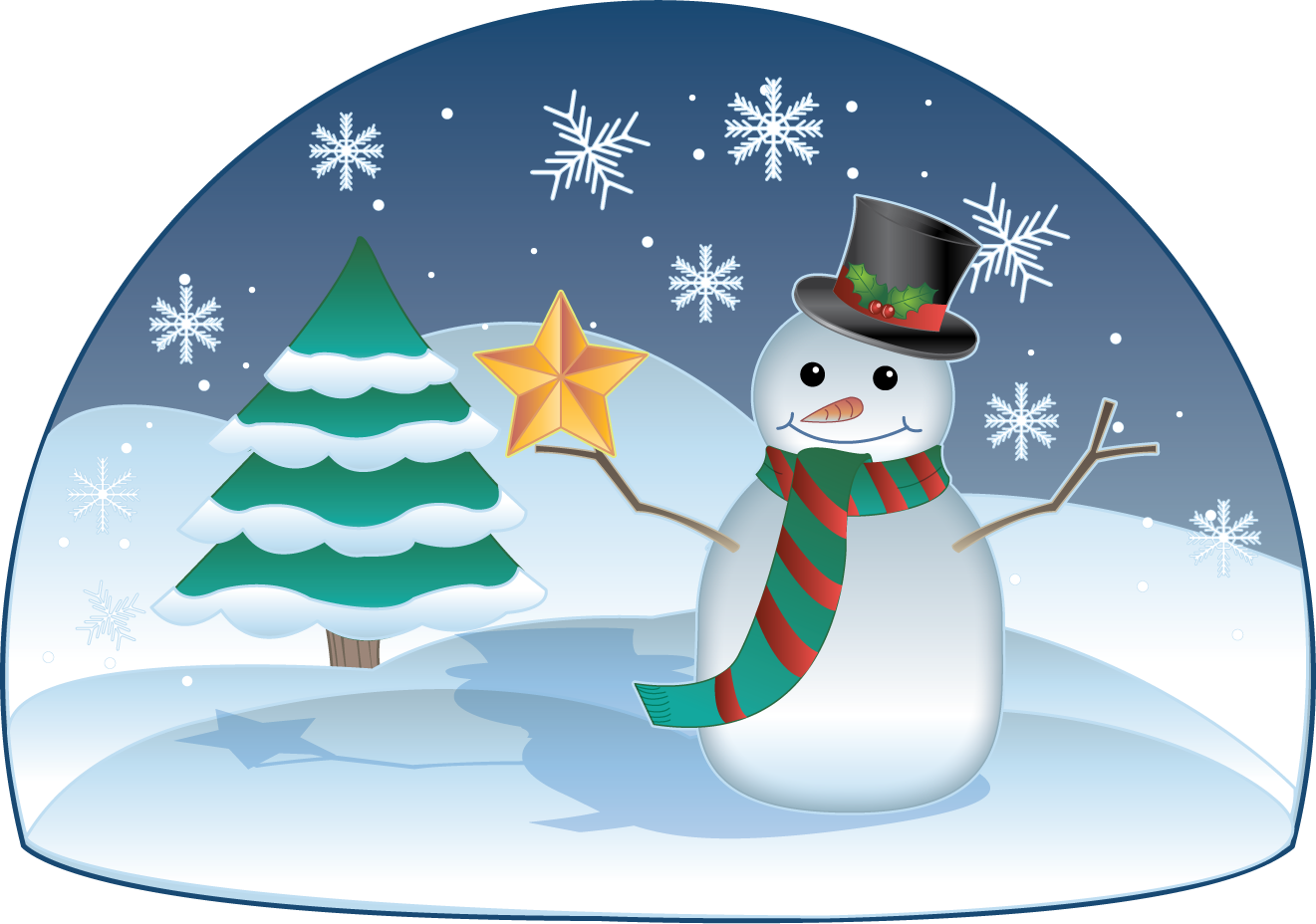 Free Clip Art Holiday Clip Art Christmas Snowman In - Snowman ...