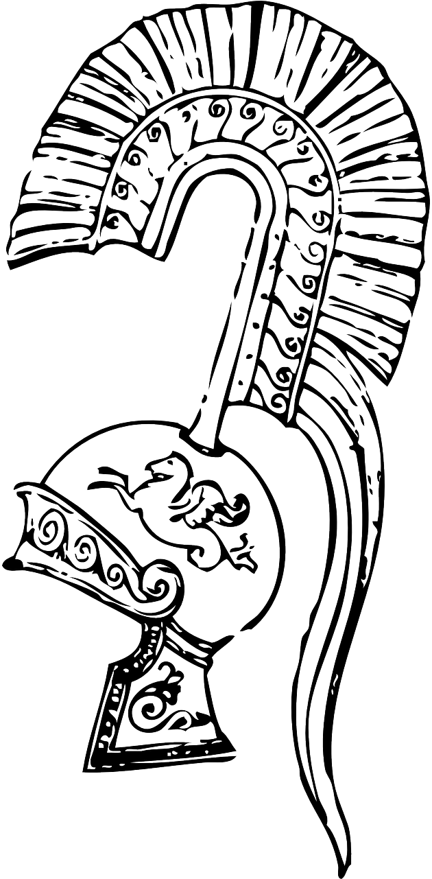 Greek Helmet - Greek Helmets - (640x1280) Png Clipart Download