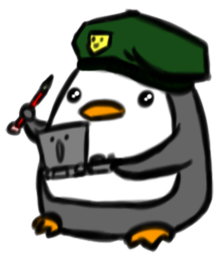 Wojskowa's Profile Picture - Derpy Penguin - (500x578) Png Clipart Download