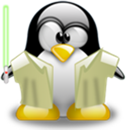 Avatar Tux Jedi Star Wars Linux Acatos - Jedi Penguin - (420x420) Png ...
