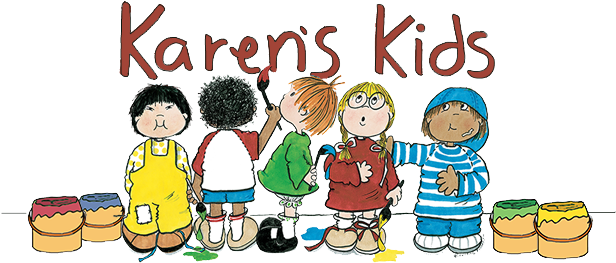 Karen's Kids - Cartoon - (626x268) Png Clipart Download