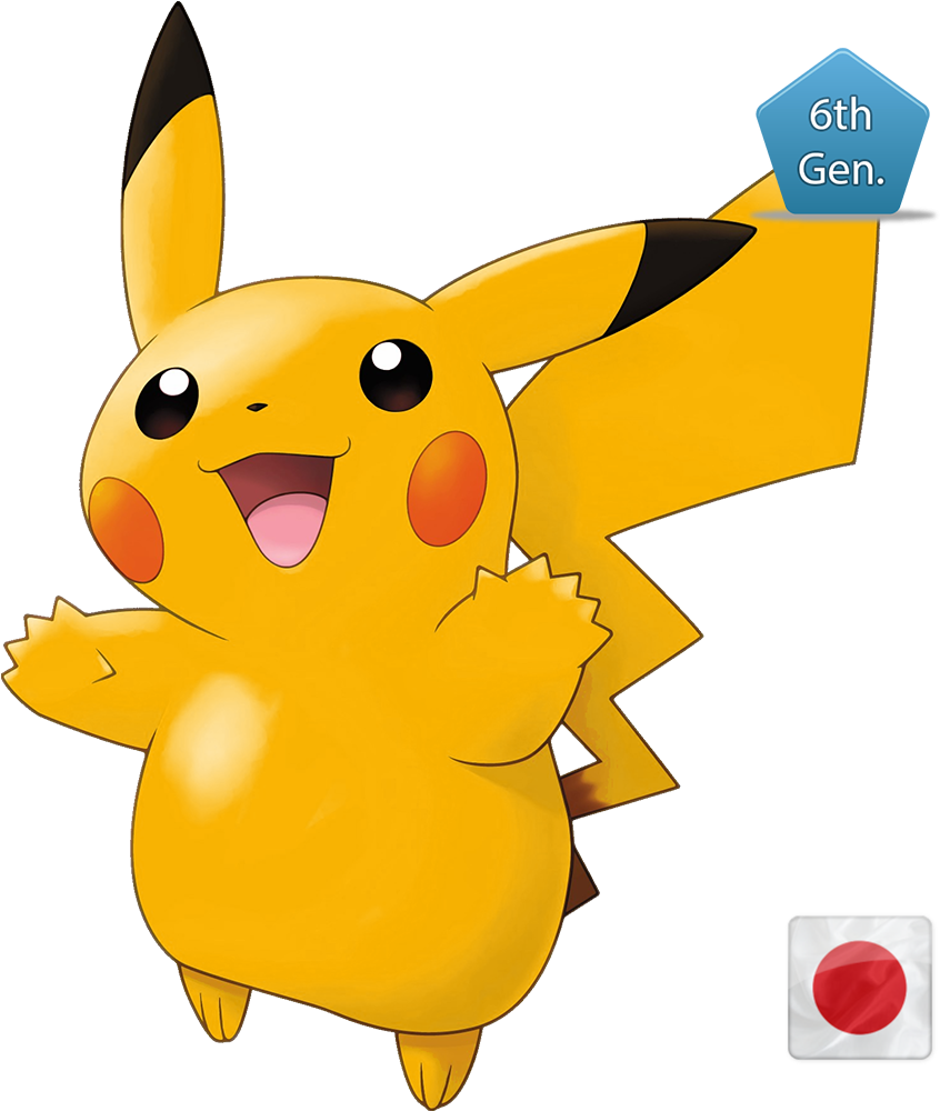 Shiny Pikachu - Pikachu Png - (1000x1000) Png Clipart Download