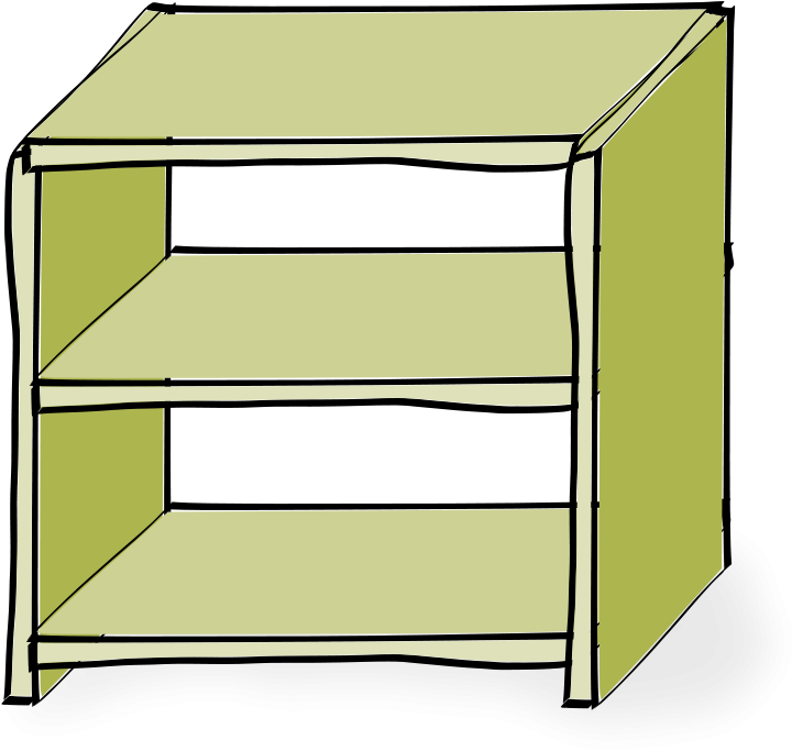 Shelf Clipart - Shelves Clipart - (800x711) Png Clipart Download