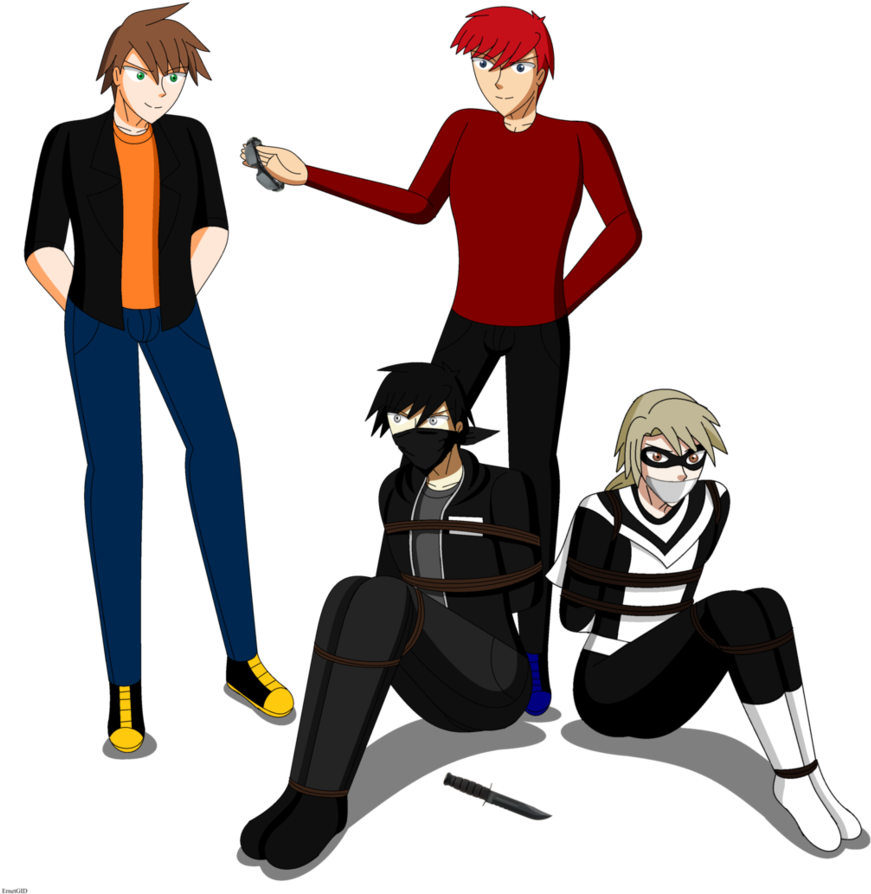 The Duo's Kidnapping By - Cartoon - (886x902) Png Clipart Download