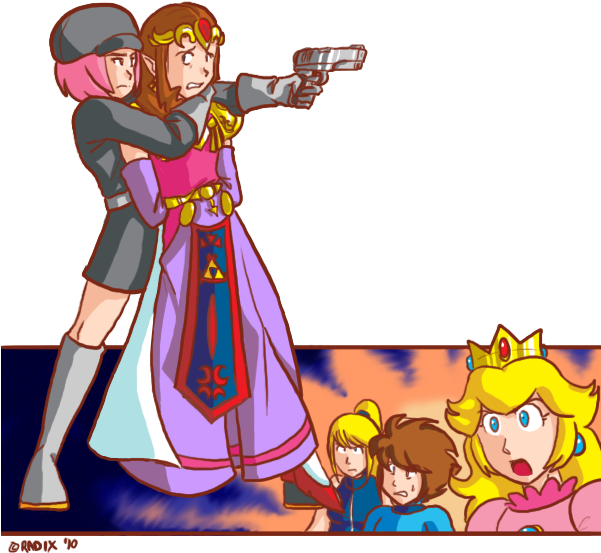Zelda's Abduction By General-radix - Link And Zelda Fusion - (600x600 ...
