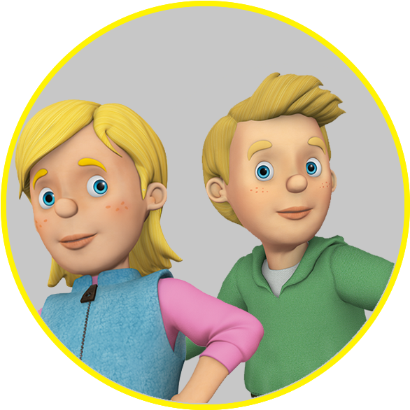 Sarah & James Jones - Sarah And James Fireman Sam - (600x600) Png ...