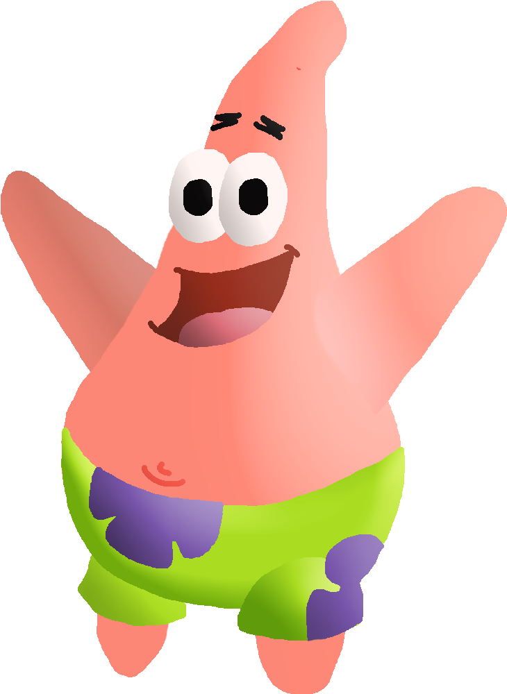 Patrick Star Png Gif - (741x1030) Png Clipart Download