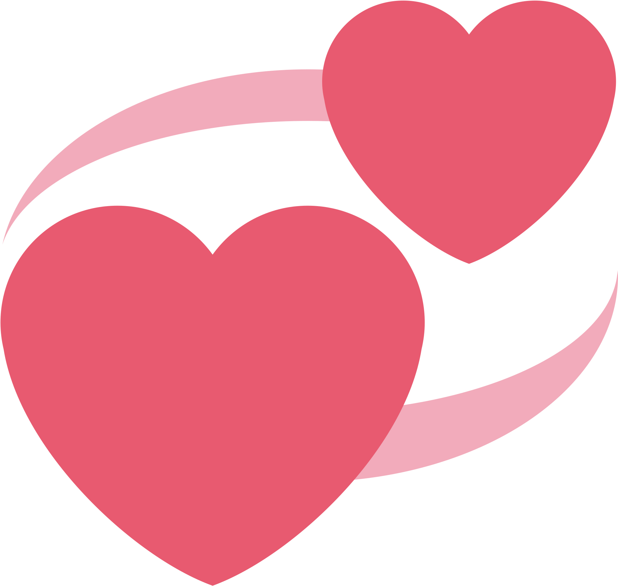 Revolving Hearts - Twitter Heart Emoji Png - (2048x2048) Png Clipart ...