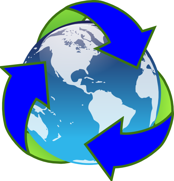 Free Earth Day Clip Art - Earth Reduce Reuse Recycle - Full Size PNG ...