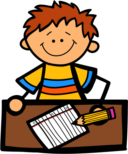 Free Clip Art Children Writing - Clip Art - Full Size PNG Clipart ...