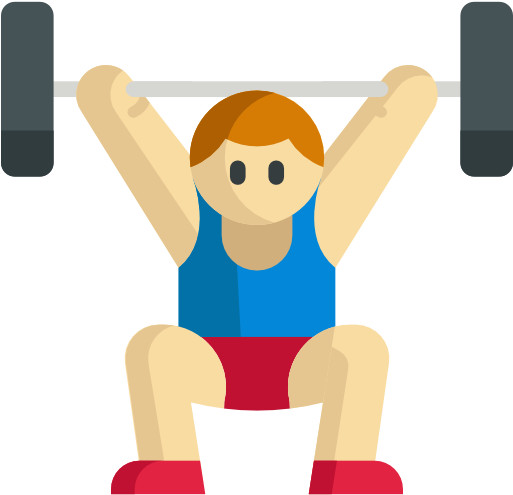 Weightlifting Free Icon - Olympic Weightlifting - (512x512) Png Clipart ...