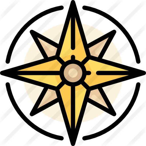Compass - Wind Rose Vector - (512x512) Png Clipart Download