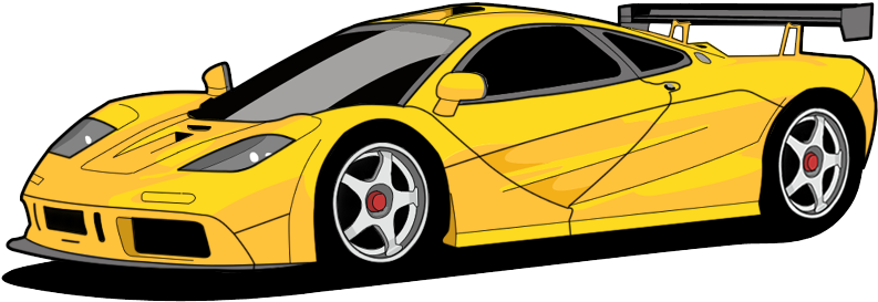 Mclaren F1 Png Clipart - Mclaren F1 Gtr Vector - (800x370) Png Clipart ...