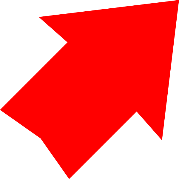 Red Arrow Up Right Clip Art At Clipart Library - Red Arrow No ...