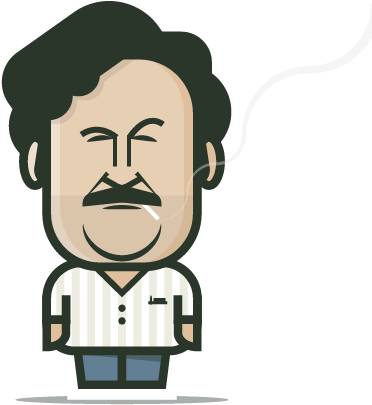 Loogmoji Of Pablo Escobar - Pablo Escobar - Full Size PNG Clipart ...