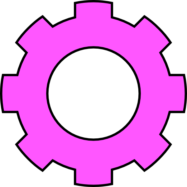 Robot Gear Clipart - (600x600) Png Clipart Download